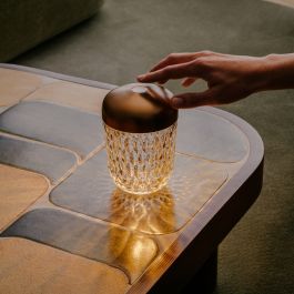 Mini portable lamp copper: discover the mini crystal lamp by Saint-Louis