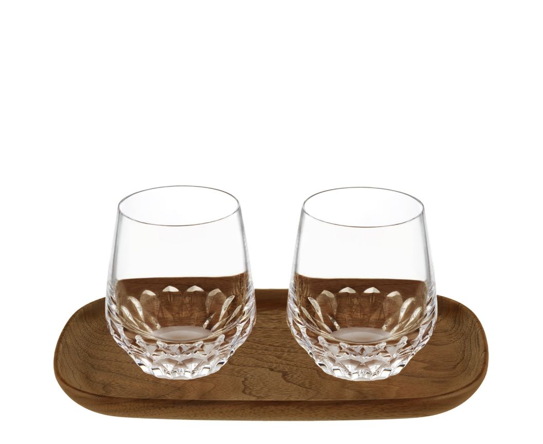 Set of 2 large coffee tumblers and tray: Elevate your coffee tasting ...
