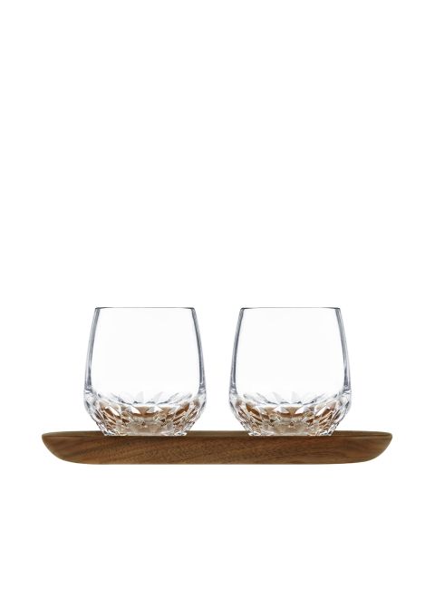 Set of 2 large coffee tumblers and tray: Elevate your coffee tasting ...