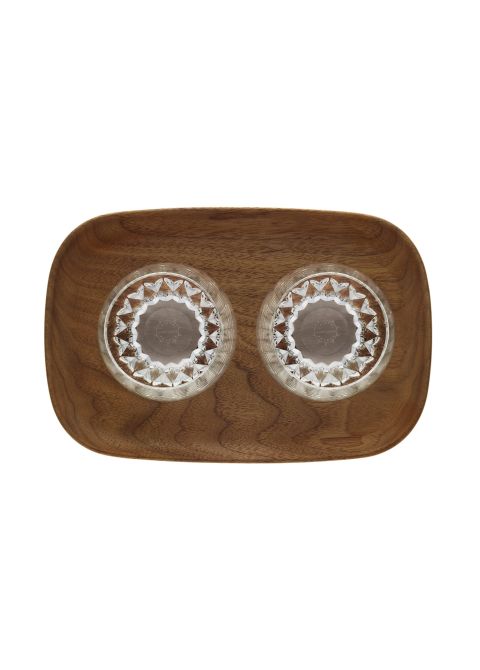Set of 2 large coffee tumblers and tray: Elevate your coffee tasting ...