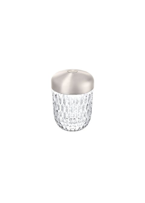 Mini portable lamp silver: discover the mini crystal lamp by Saint-Louis